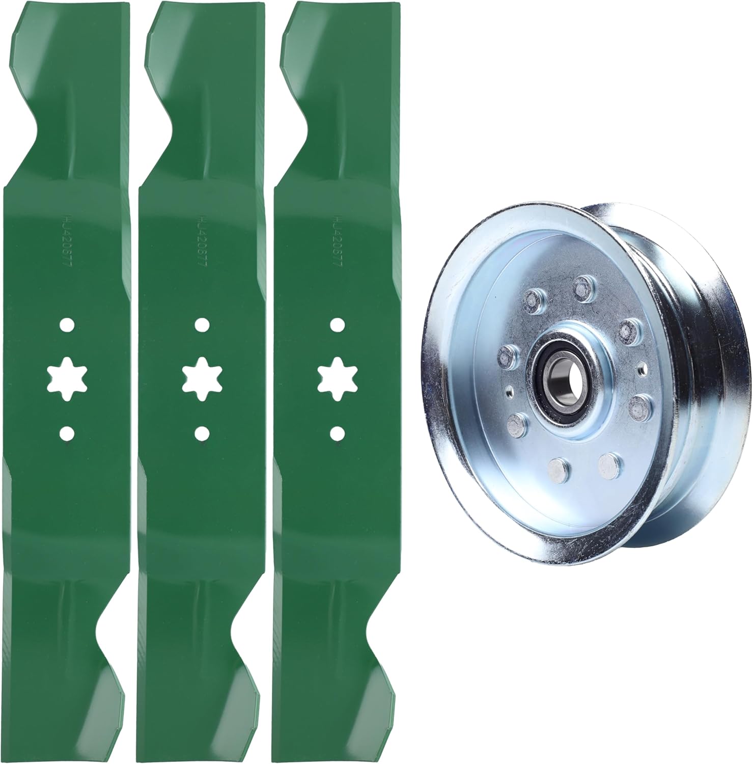 Amazon.com : UDC Parts 942-0677B / GY20629 Mulching Blades + Idler ...