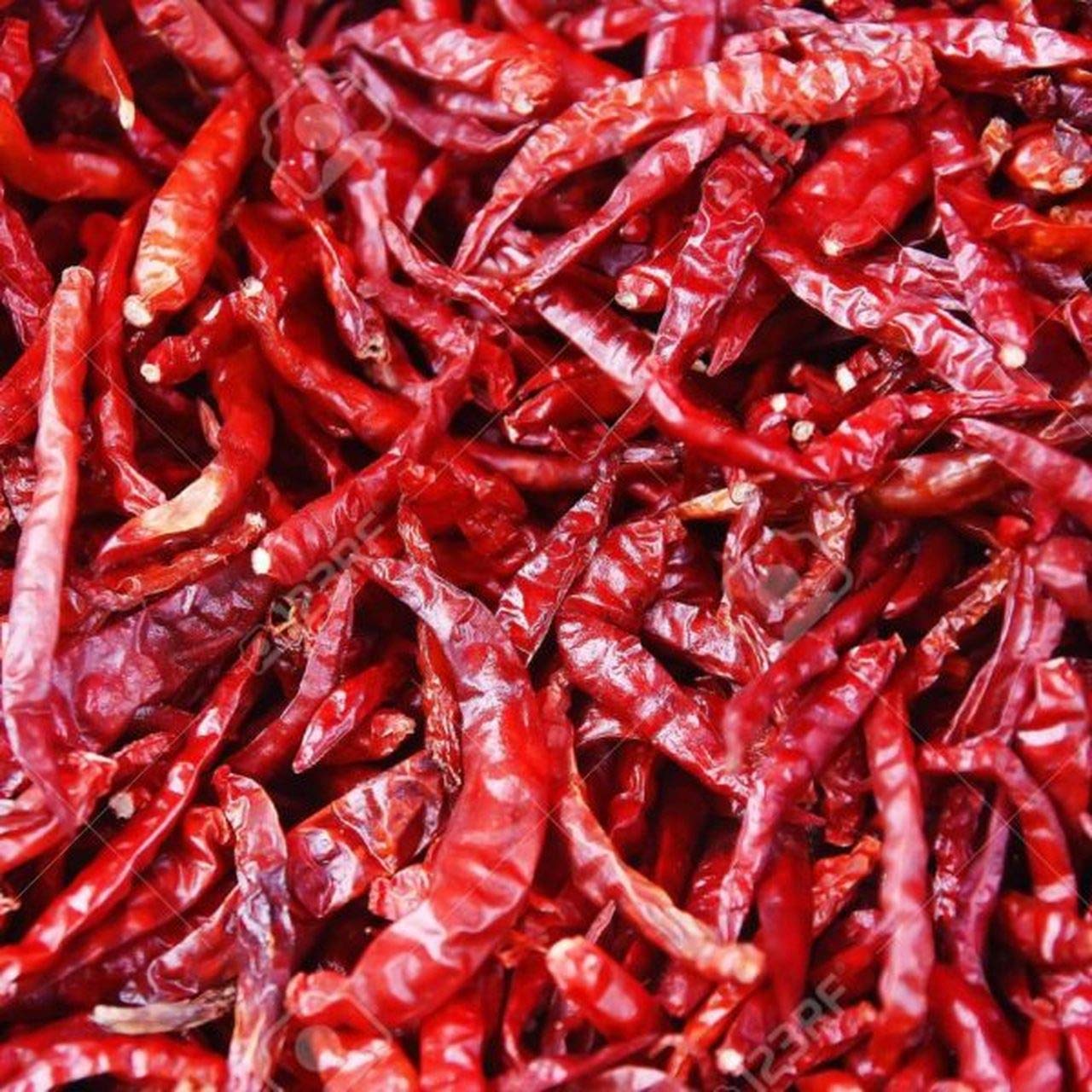 Kitchen Jungle Red Chilli Whole | Dry Red Chilli | Lal Mirch Sabut (100 ...