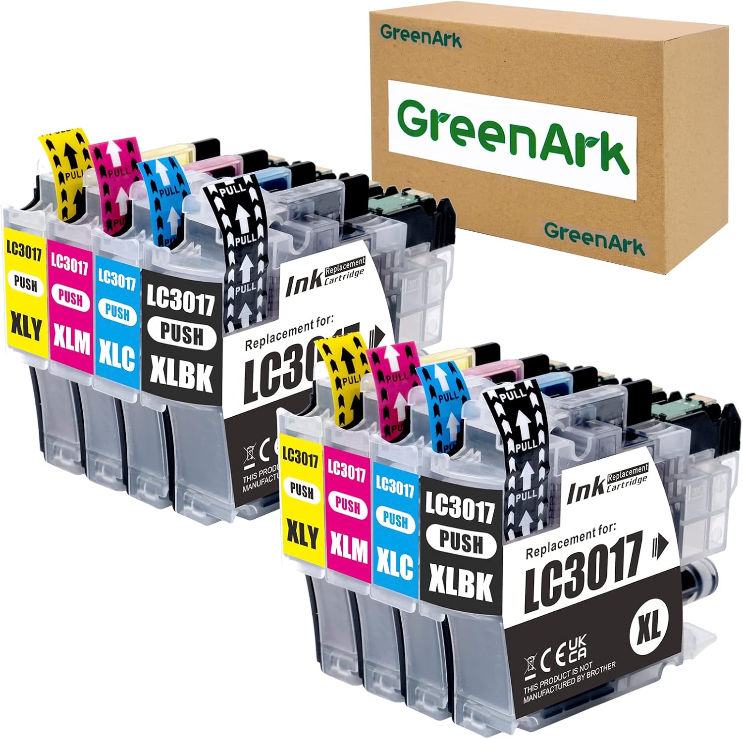 Amazon.com: GREENARK Compatible Ink Cartridges Replacement for Brother ...