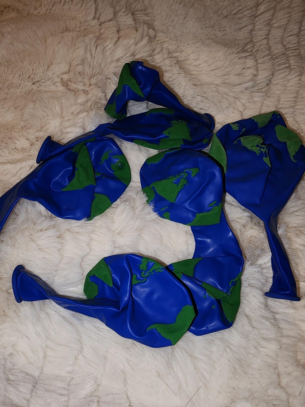 Amazon.com: 6 Count Planet Earth Balloons World Map Balloons 12 Inches ...