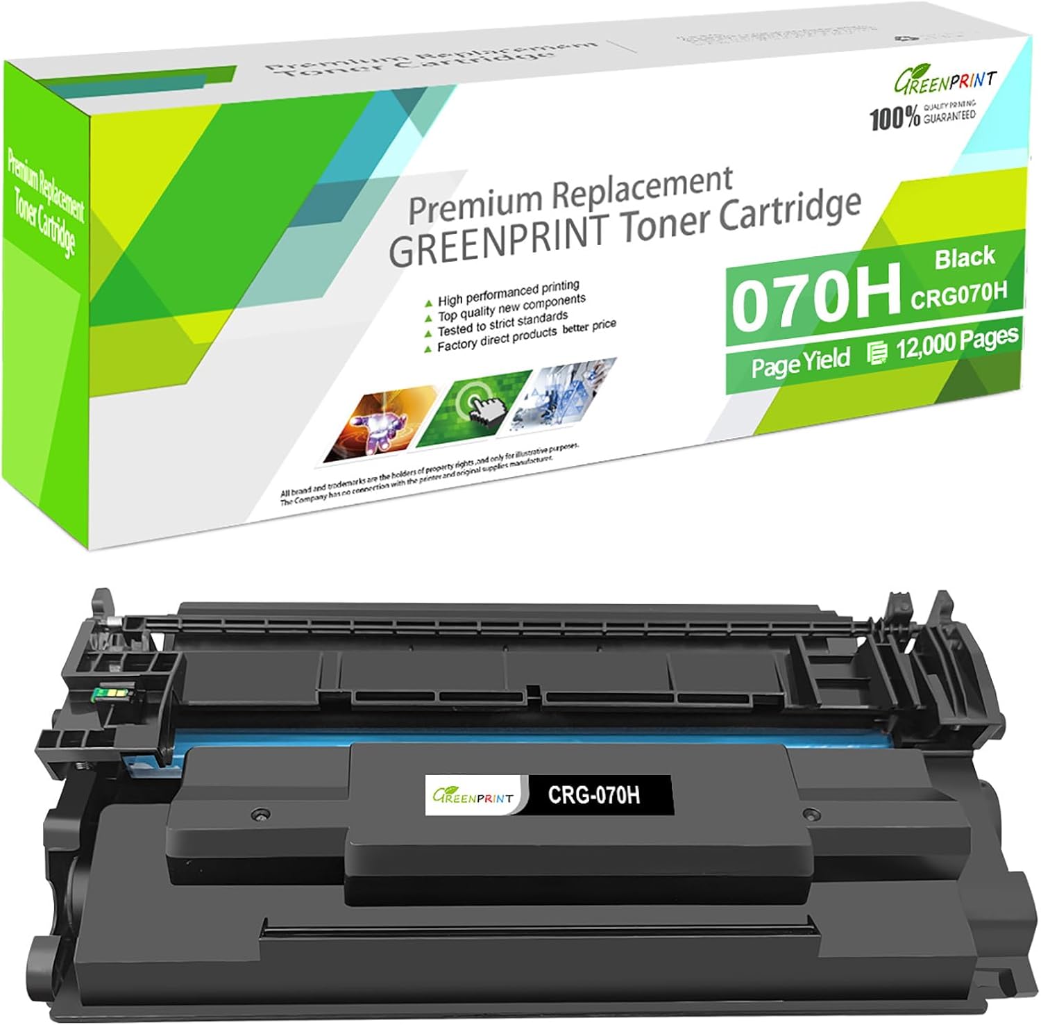 Amazon.com: GREENPRINT Compatible 070H CRG-070H CRG070H ( 070 CRG-070 CRG070 ) Toner Cartridge ...
