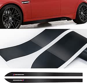 AutoXpress | Performance Side Skirt Stickers Decals Sports Stripes ...