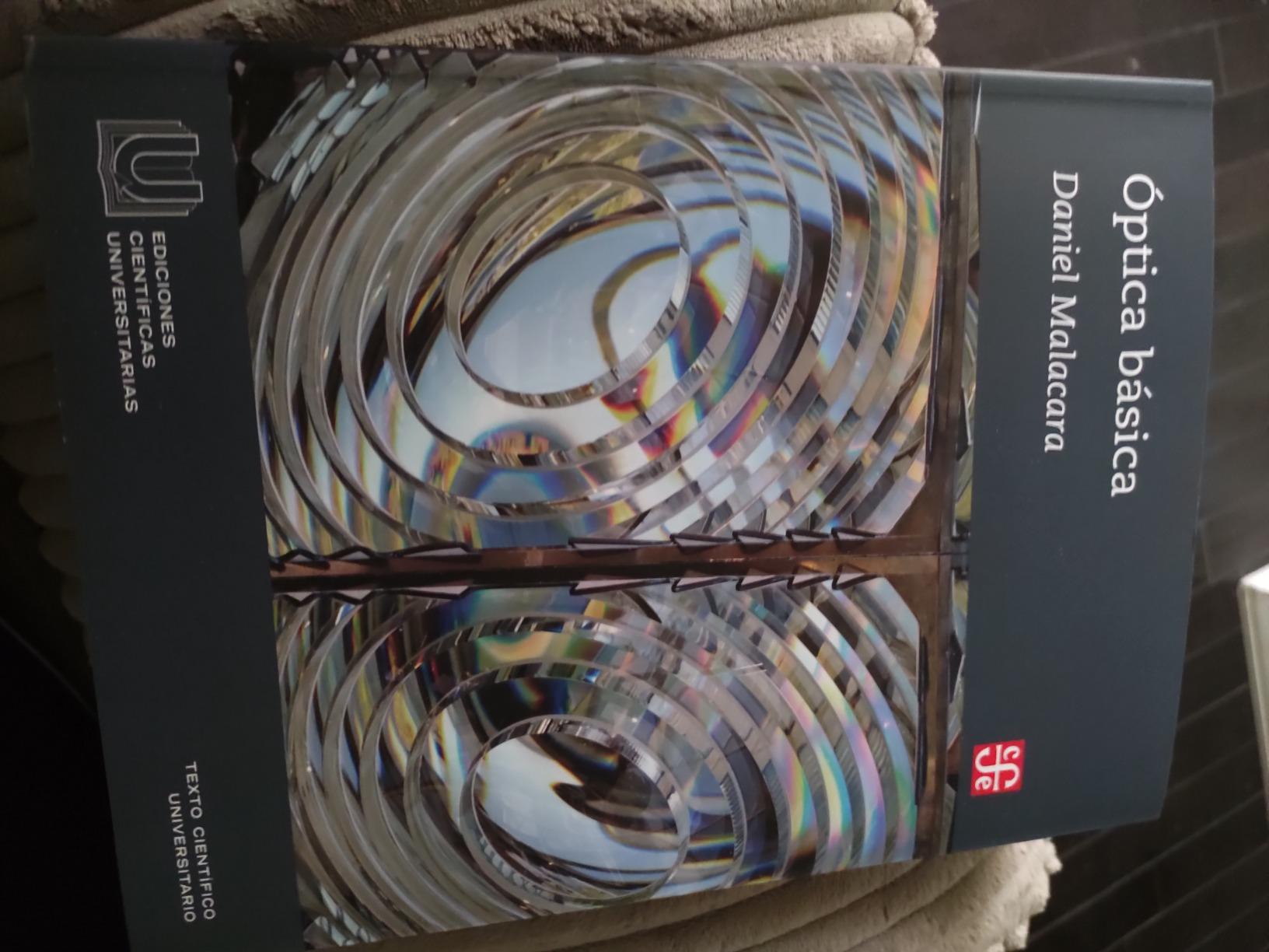 Óptica básica : Malacara H., Daniel: Amazon.com.mx: Libros