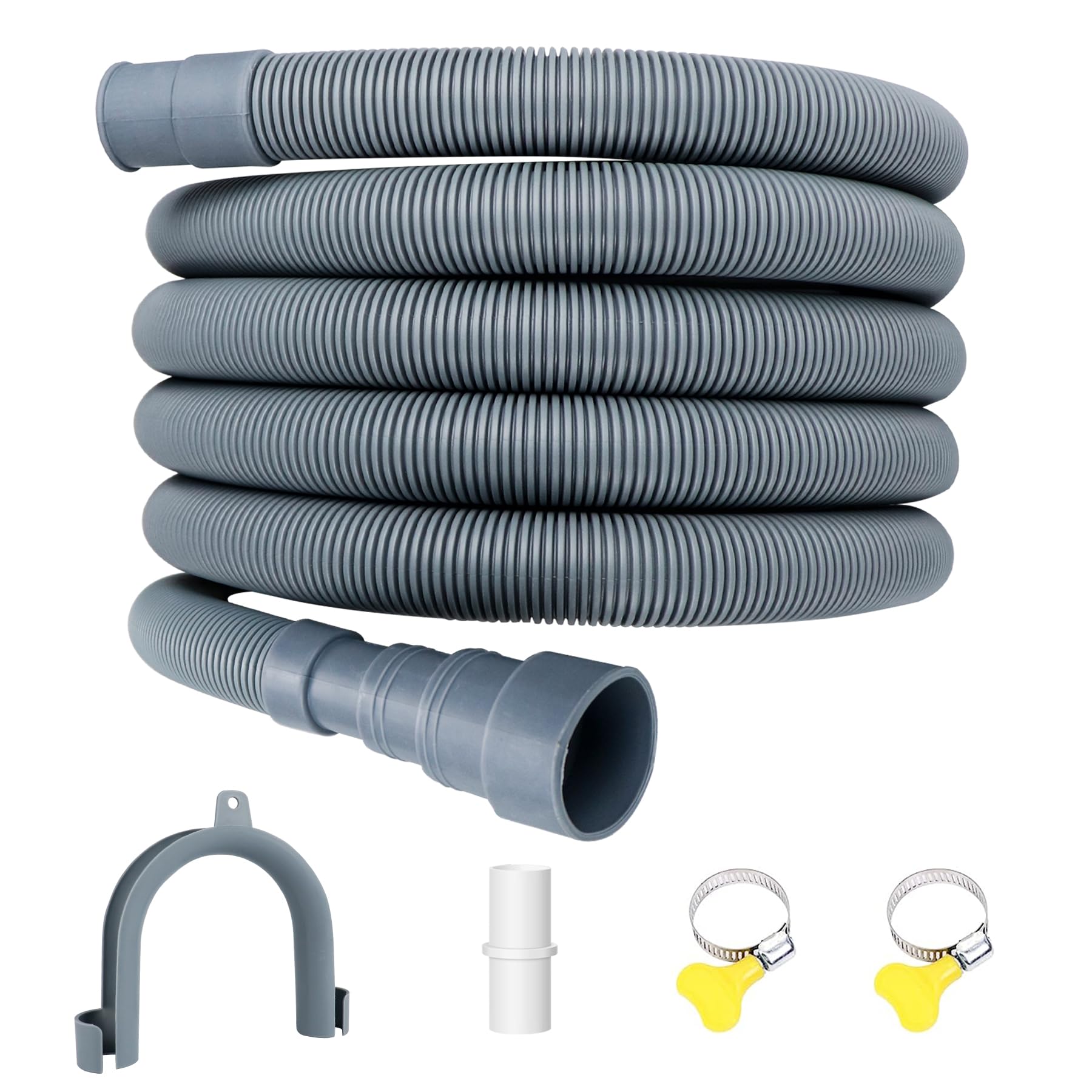 Amazon.com: Flehomo Flexible Washing Machine Drain Hose Extension Kits ...