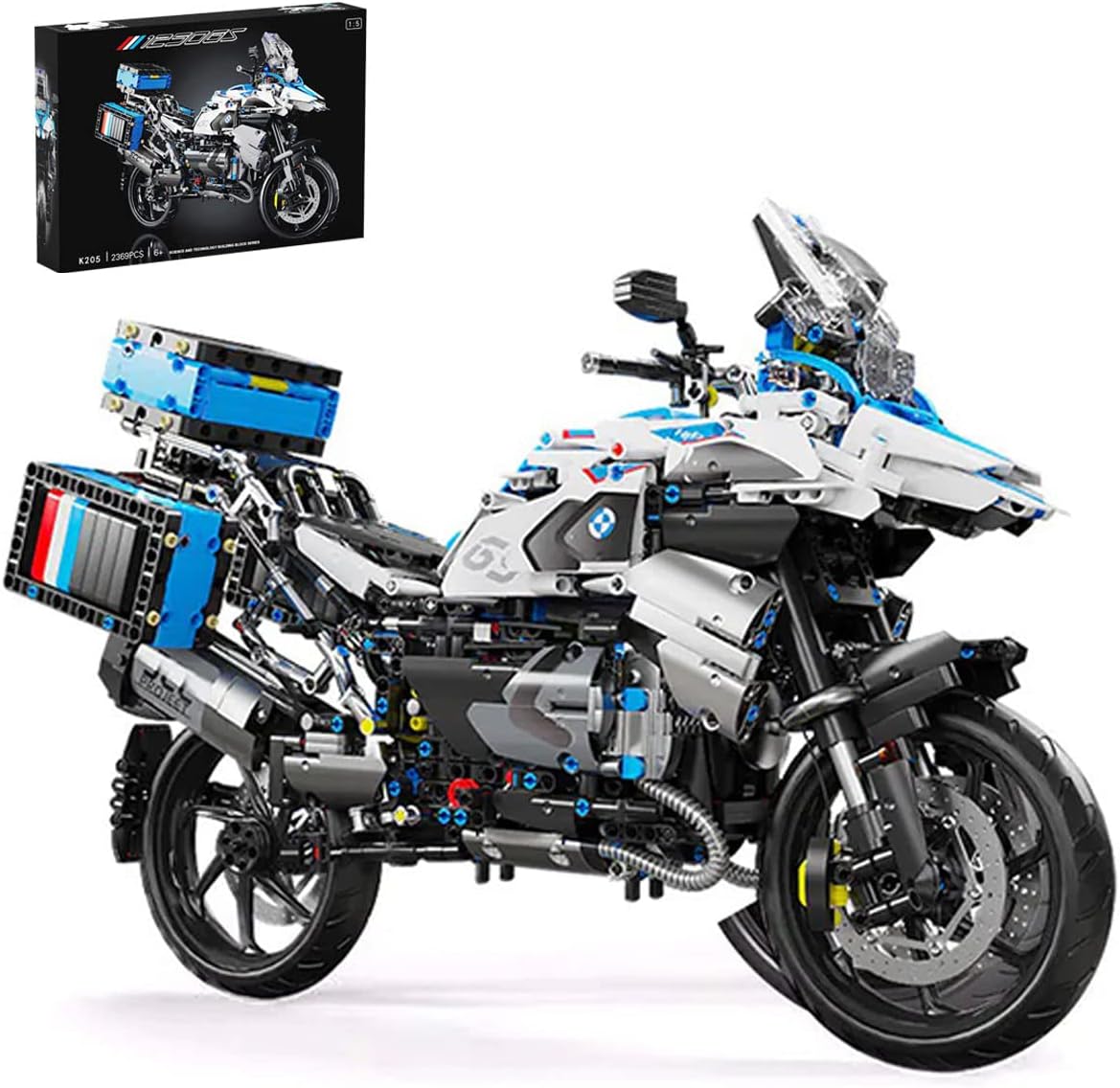 Technic Motorcycle Building Blocks Kit For BMW R1250 GS, 1:5 Sports Car ...