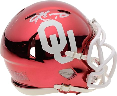 Amazon.com: Kyler Murray Oklahoma Sooners Autographed Riddell Chrome ...
