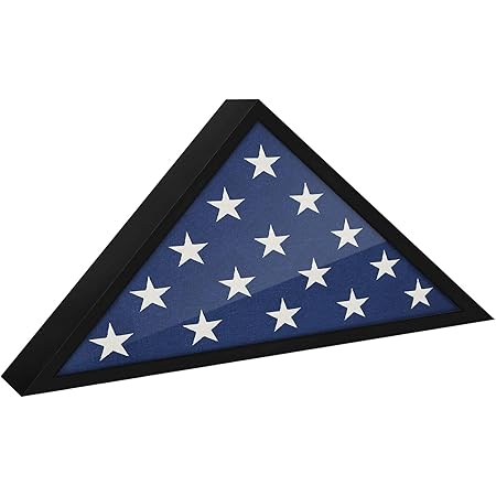 Amazon.com: Americanflat Large Flag Box Display Case for Burial Flag ...