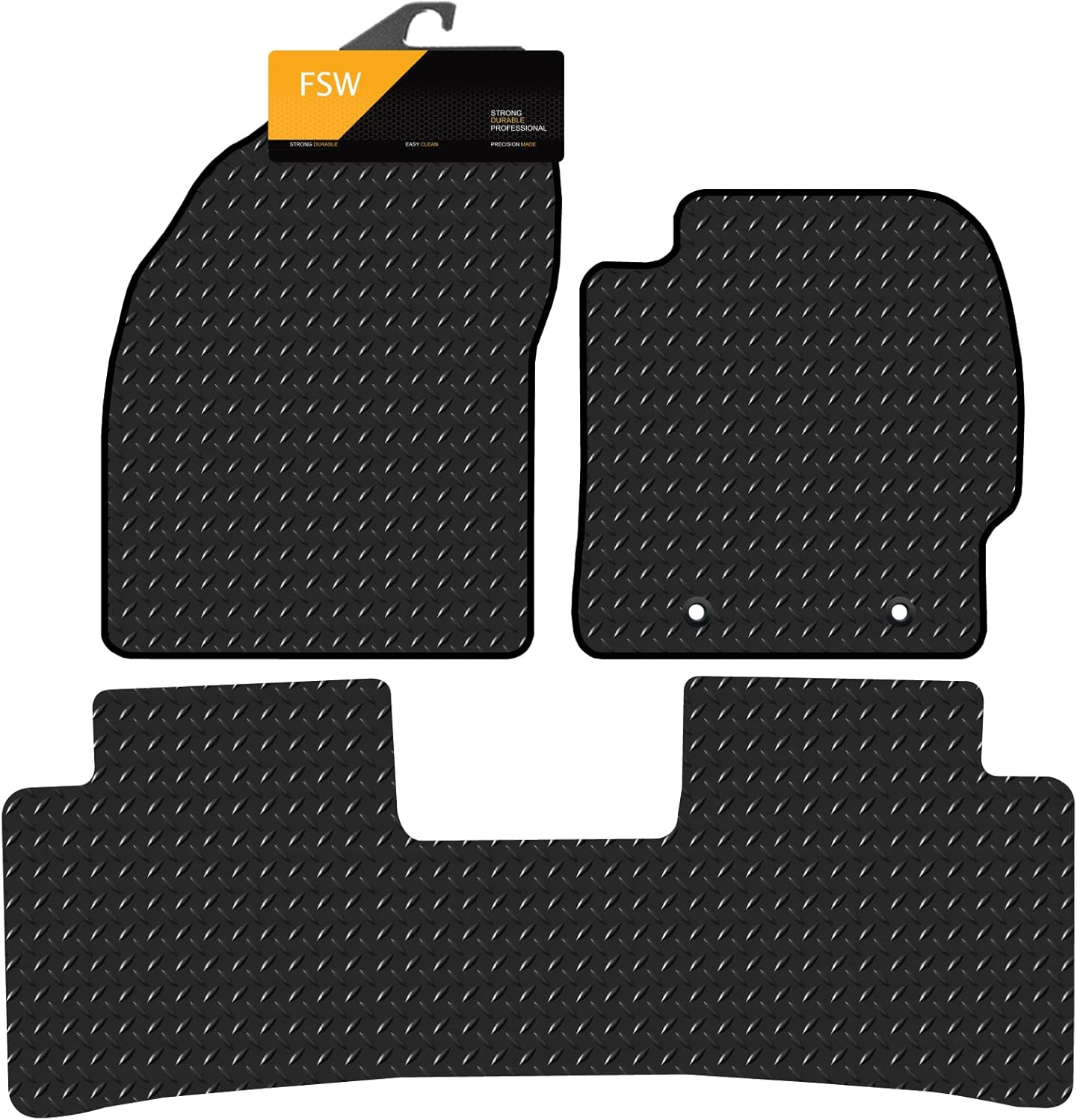 FSW - Tailored Car Mats - Prius 2012-15 Taxi Version 1Pc Rear - HEAVY ...