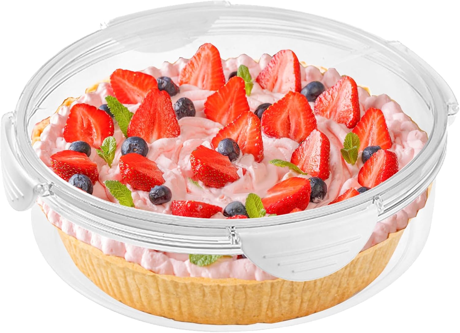 Amazon.com: TRBIDRBO 11Inch Pie Carrier Keepers Round Food Storage ...