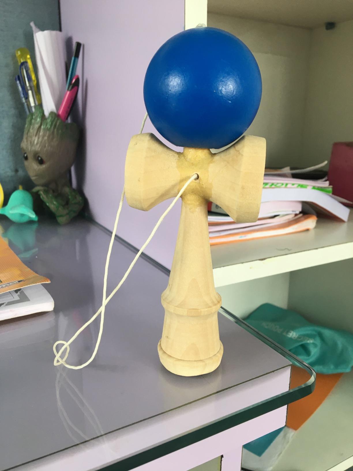 Magideal Japanese Wooden Kendama Toy Skill Ball Kids Indoor Outdoor ...