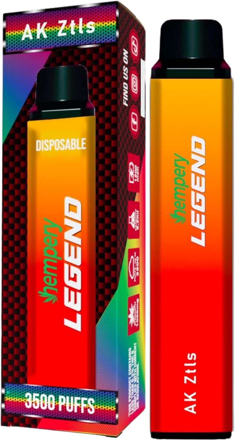 Hempery Legend Disposable Pen 3500 Puffs Personal Diffuser | Relax aid ...