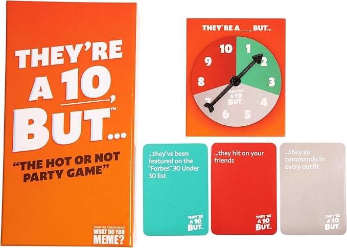 Amazon.com: They're a 10 But...The Hot or Not Party Game - by What Do ...