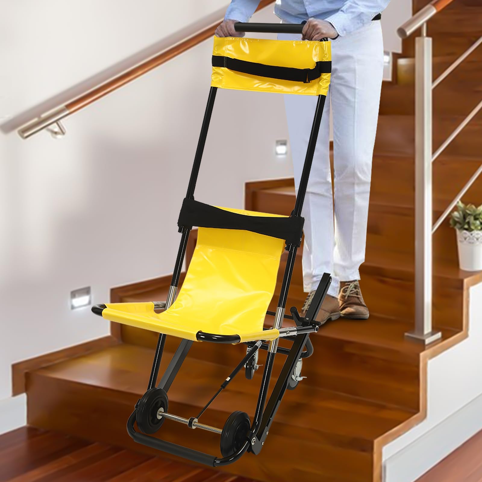 Amazon.com: Manual Lift Stair Chair, Portable Aluminum Alloy Folding ...