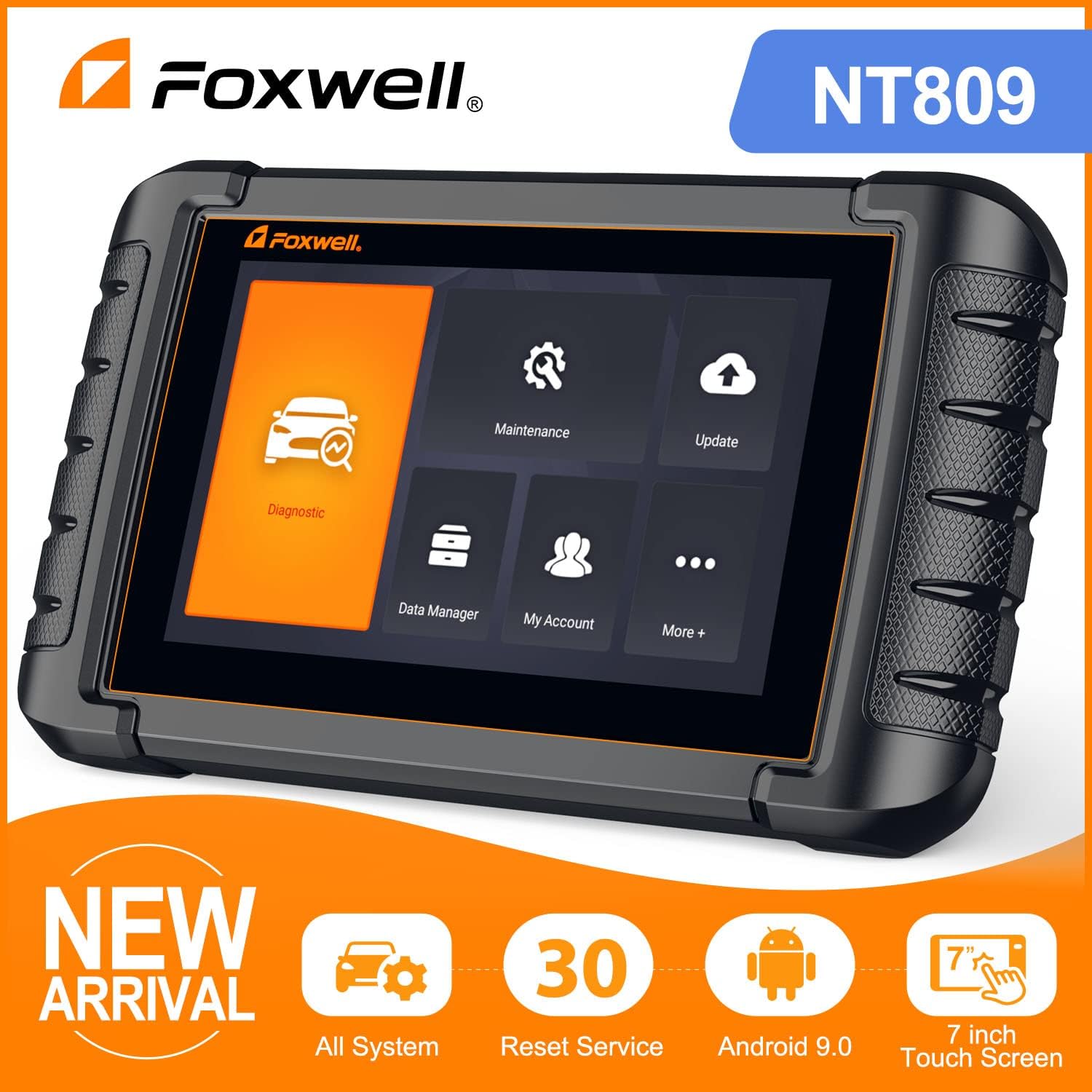 Amazon.com: FOXWELL NT809 Bidirectional Scan Tool (2022 New Version ...