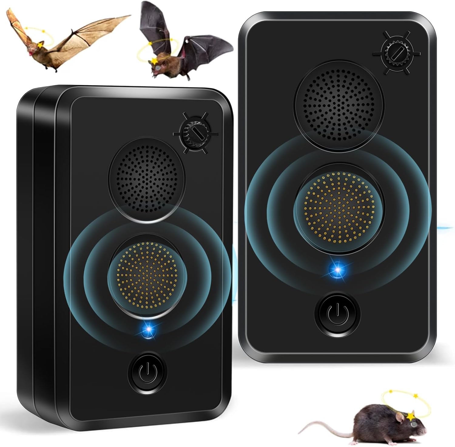 Amazon.com: 2 Pack Ultrasonic Bat Repellent Devices for Attic House ...