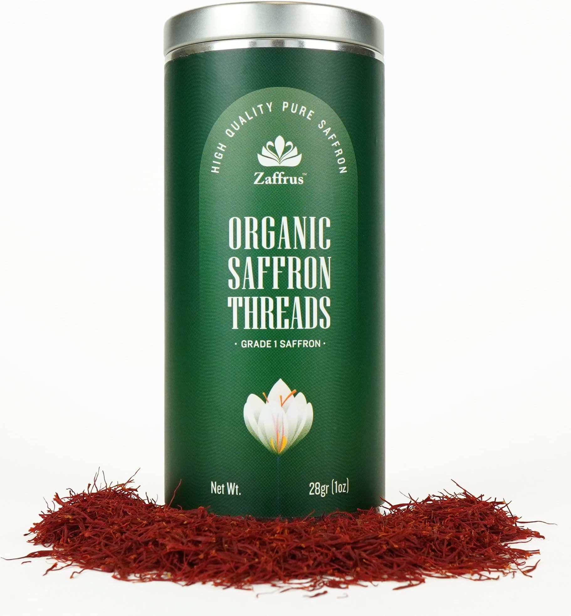 Amazon.com : Zaffrus - Certified Organic Saffron Threads For Cooking ...