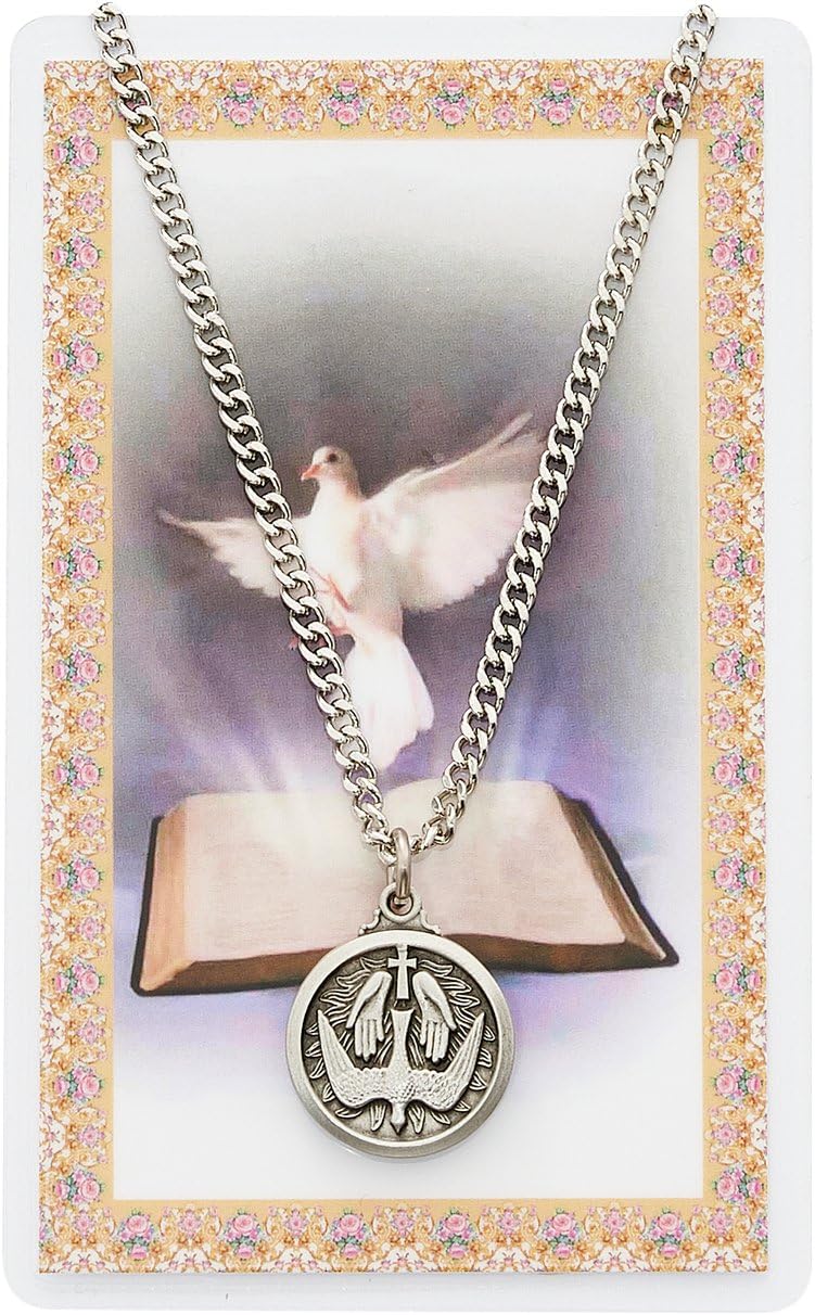 Amazon.com: Holy Spirit Necklace and Prayer Card Set (McVan PSD600HS ...