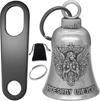 Amazon.com: Anwlki Biker Guardian Luck Riding Bell Motorcycle Gremlin ...