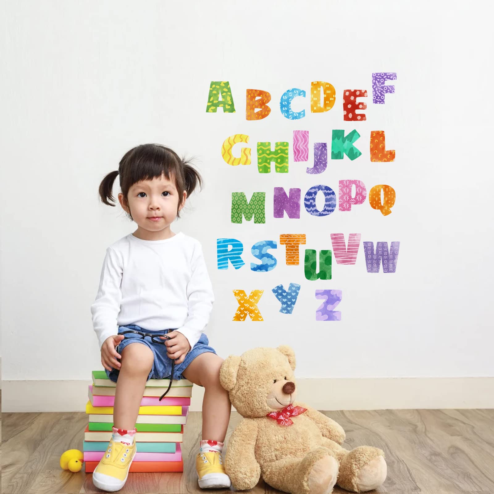 Snapklik.com : Alphabets Wall Decals ABC Letters For Kids Room Decor ...