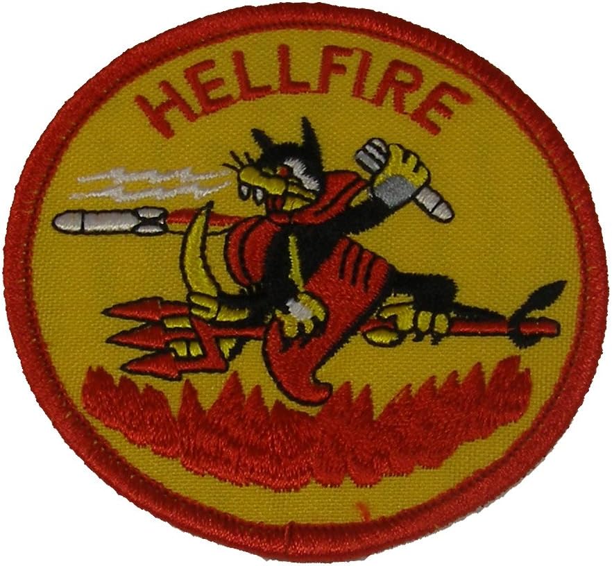 Amazon.com: Hellfire Missile AGM-114 Patch - Multi-Colored - Veteran ...