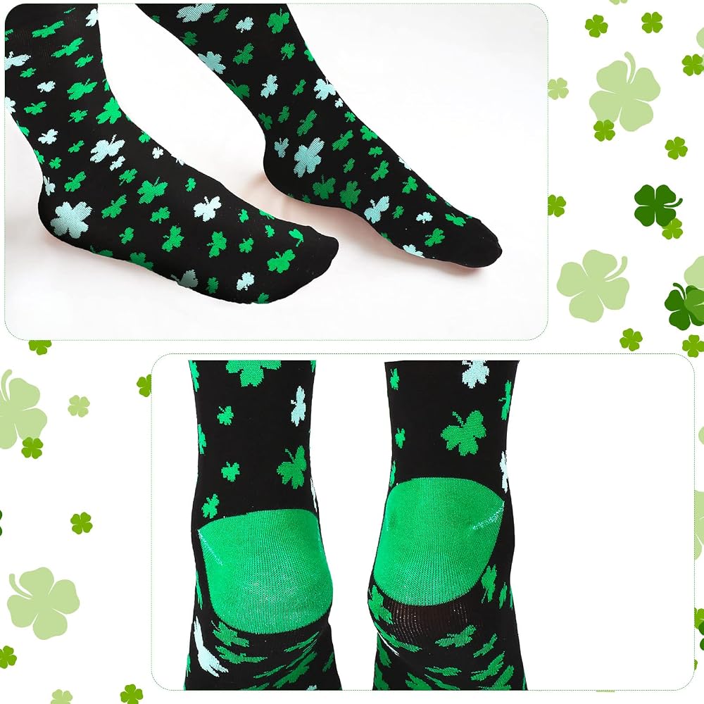 Chaussette Haute St Patrick Day Chaussettes Hautes Pour Femme Motif ...