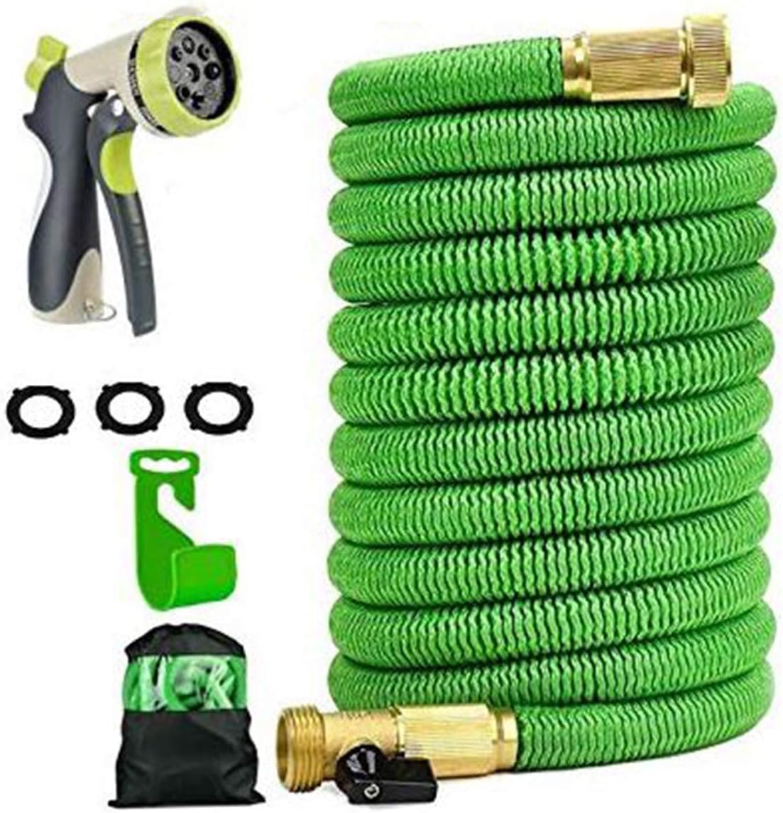 Amazon.com : Cindynamo 50ft Expandable Garden Hose That Flexible Water ...