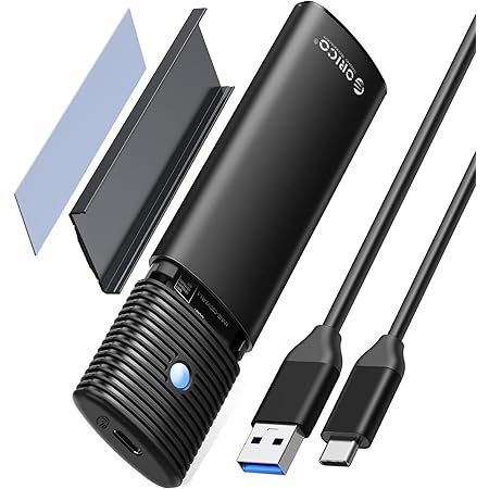 ORICO Carcasa SSD M.2 NVMe, adaptador USB C de 10 Gbps, lector USB 3.2 M.2 NVMe, funda SSD ...