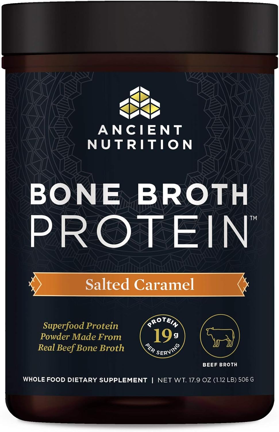 Amazon.com: Bone Broth Protein Powder by Ancient Nutrition, Salted ...