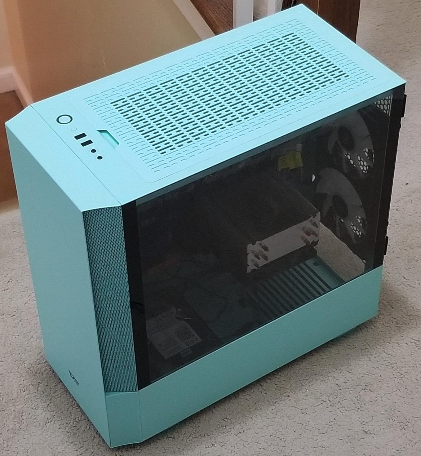Amazon.com: darkFlash V22 Mint Green ATX Micro ATX Mini ITX M-ATX ...