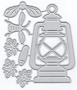 DzIxY Insects Lamps Metal Cutting Dies for Card Making Kit Embossing ...