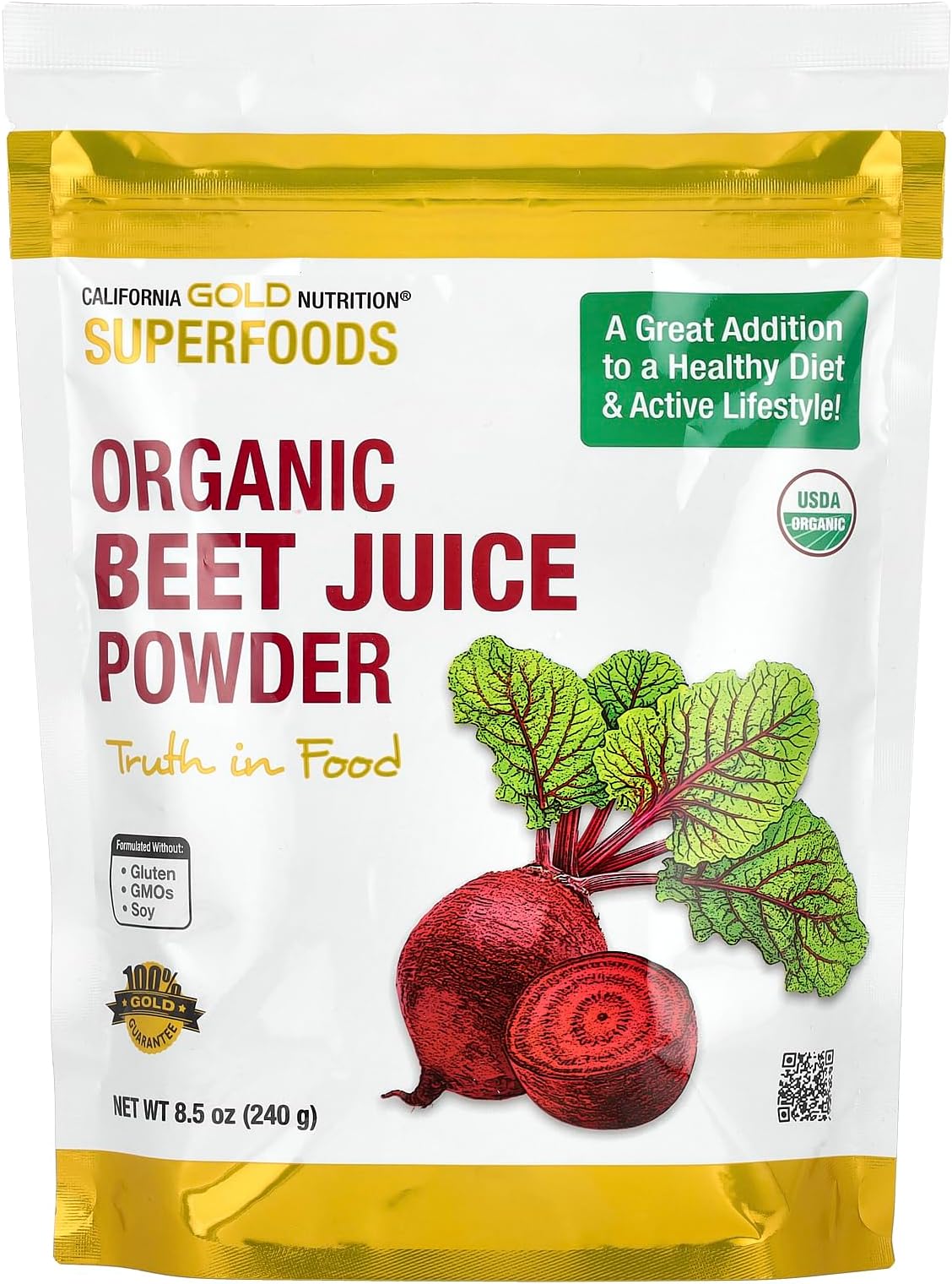 Amazon.com: Organic Beet Powder, Sourced from USA, USDA Certified ...