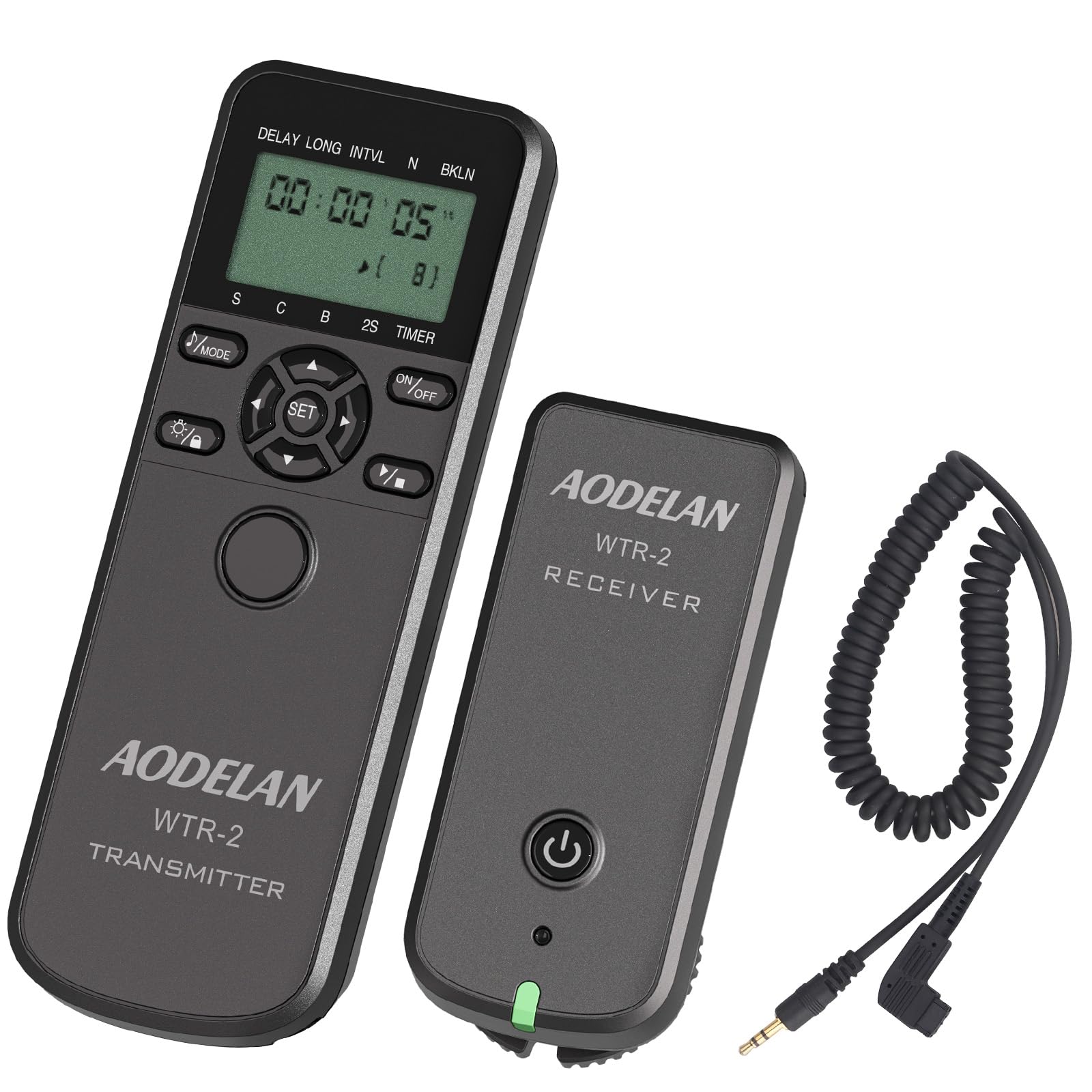 Amazon.com : AODELAN Wireless Intervalometer Timer Remote Control, Long Exposure Shutter Release ...