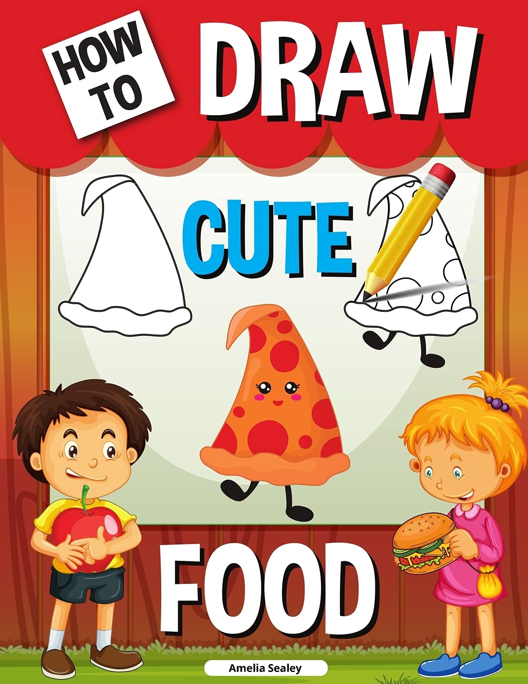 How to Draw Cute Food: Step by Step Activity Book, Learn How to Draw ...
