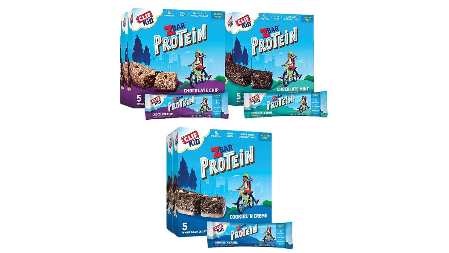 Amazon.com: Clif Kid ZBAR- Protein Granola Bars – Value Pack with ...