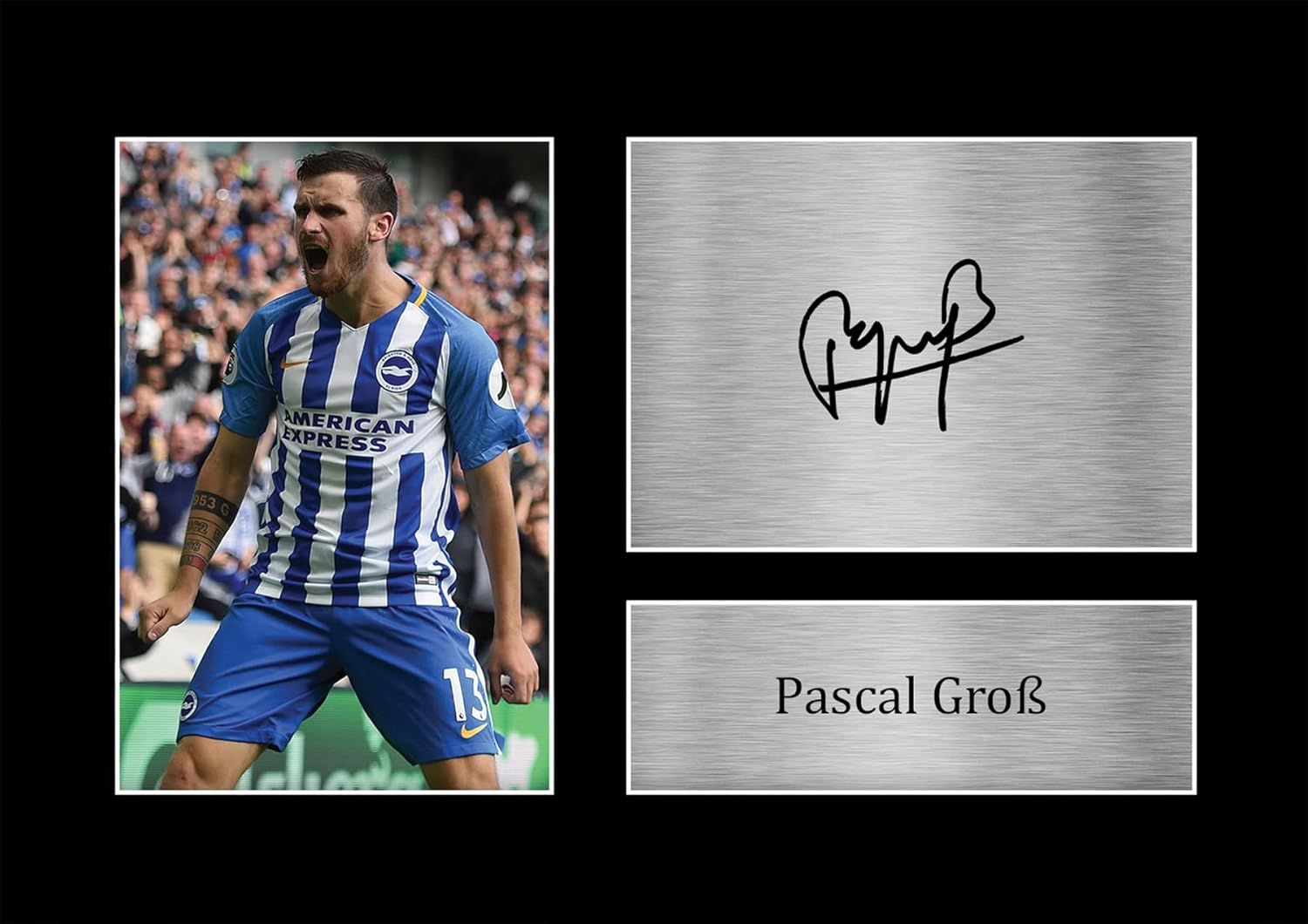 HWC Trading A4 Pascall Gross Brighton & Hove Albion Gifts Printed ...