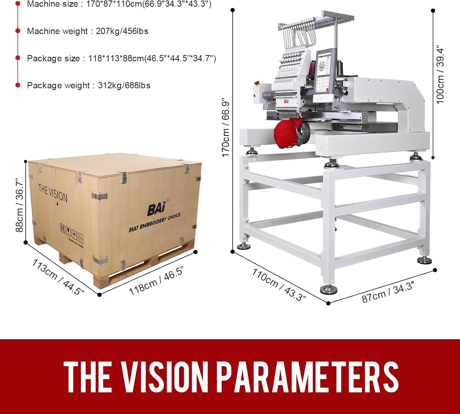 BAi The Vision Embroidery Machine User Manual