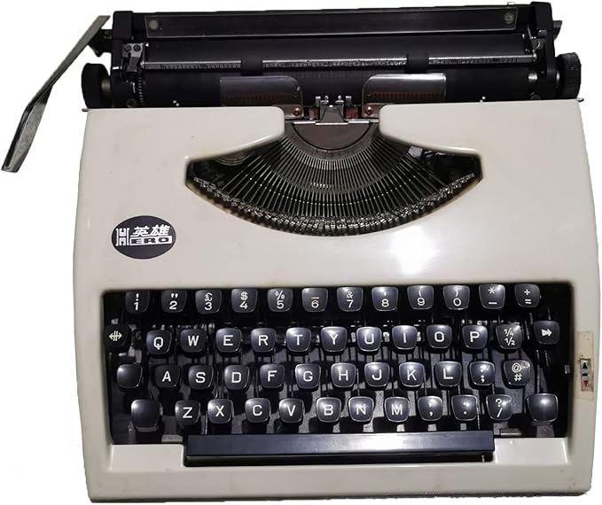 Mechanical English Typewriter,1980 Traditional lassic Nostalgia ...