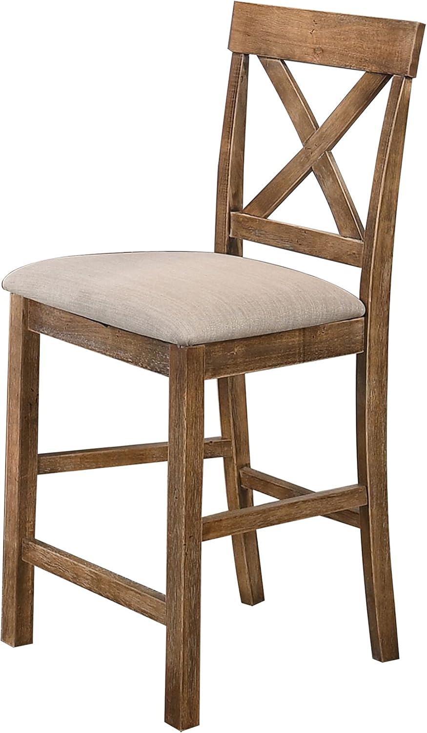 Amazon.com: Best Master Furniture Janet 26'' Counter Stool in Driftwood ...