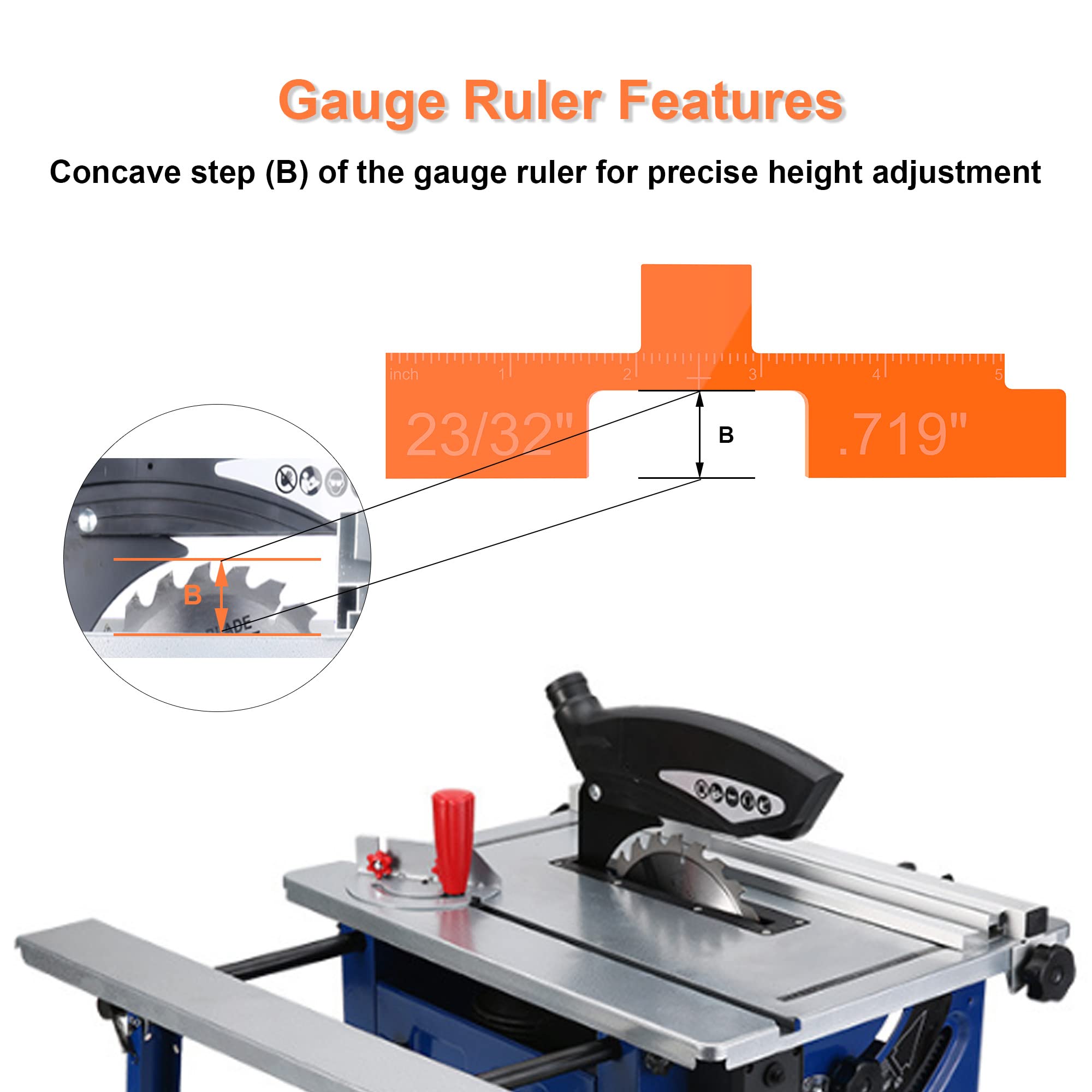 Snapklik.com : 12 Pcs Router Table Set Up Bars, 3 In 1 Precision Setup ...