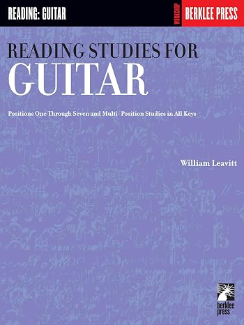 Amazon.com: Reading Studies for Guitar: Positions One Through Seven and ...