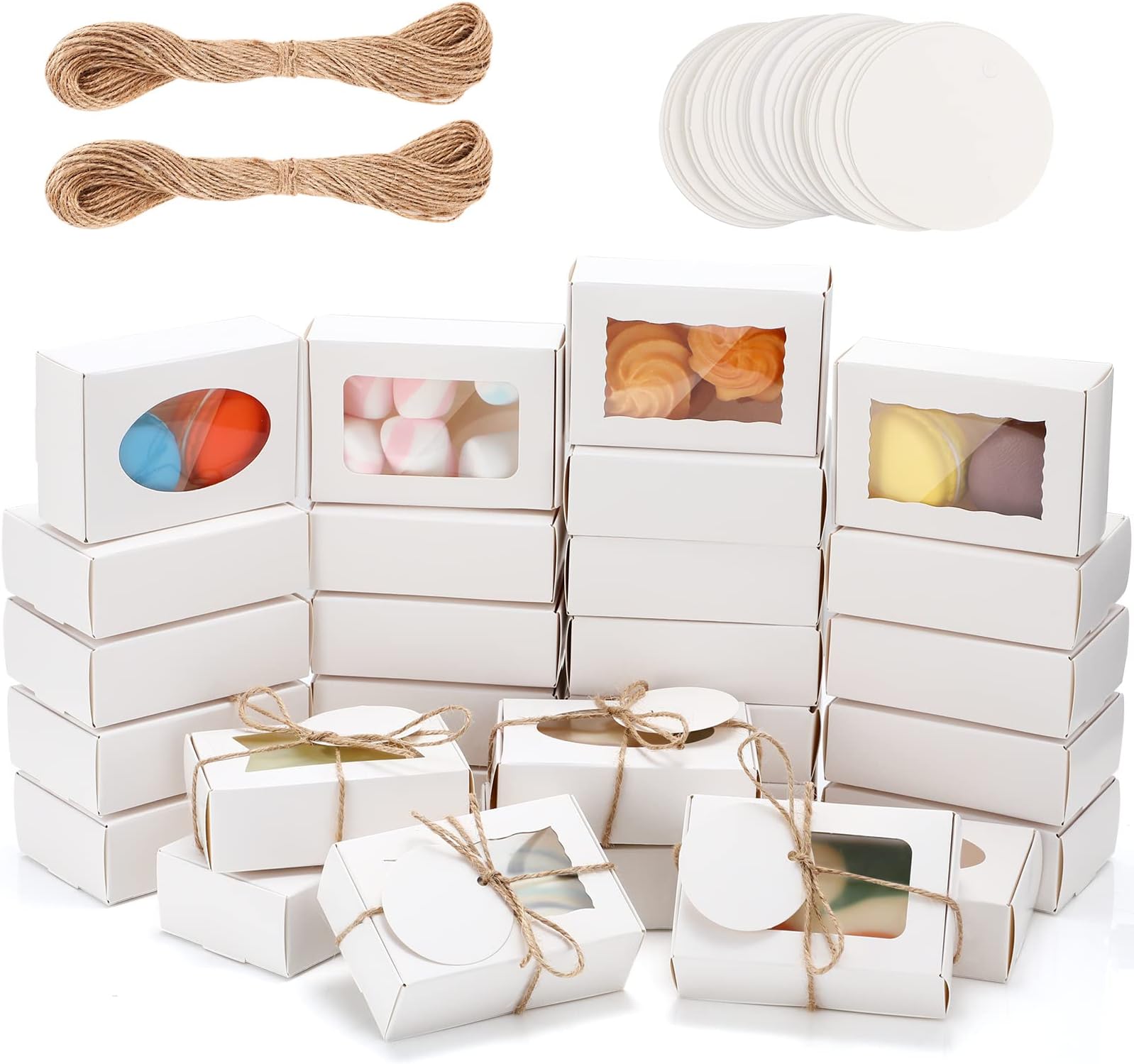 Amazon.com: 60 Pcs Kraft Soap Boxes Packaging for Homemade Soap 3.55 x ...