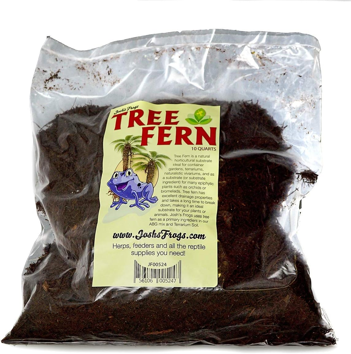 Amazon.com : Josh's Frogs Tree Fern Fiber Substrate (10 quarts) : Patio ...