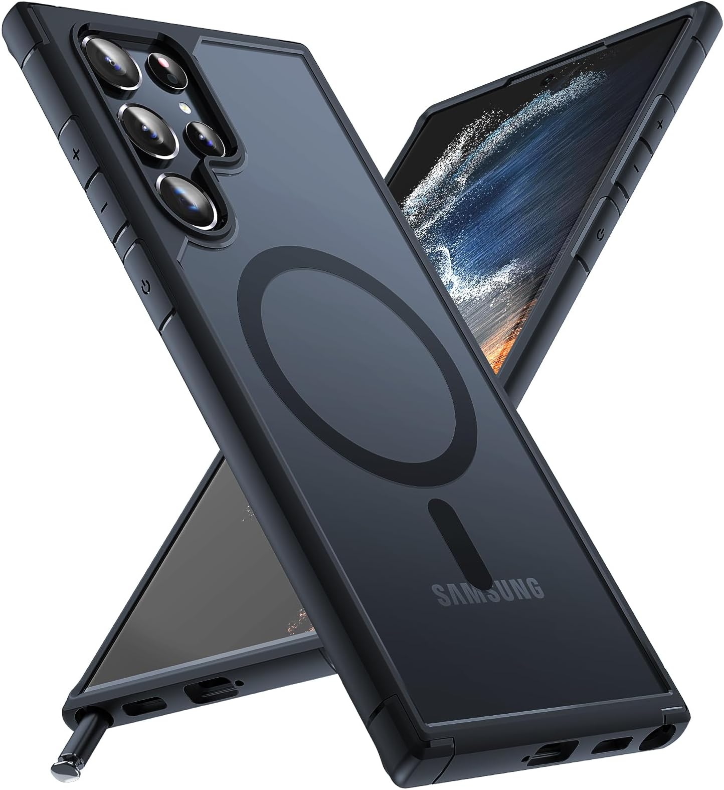 TOCOL Samsung S22 Ultra Case for Magsafe [Upgraded Full Camera ...