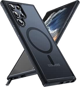 Amazon.com: TOCOL for Samsung Galaxy S22 Ultra Case Magnetic, [Wireless Charging Compatible ...