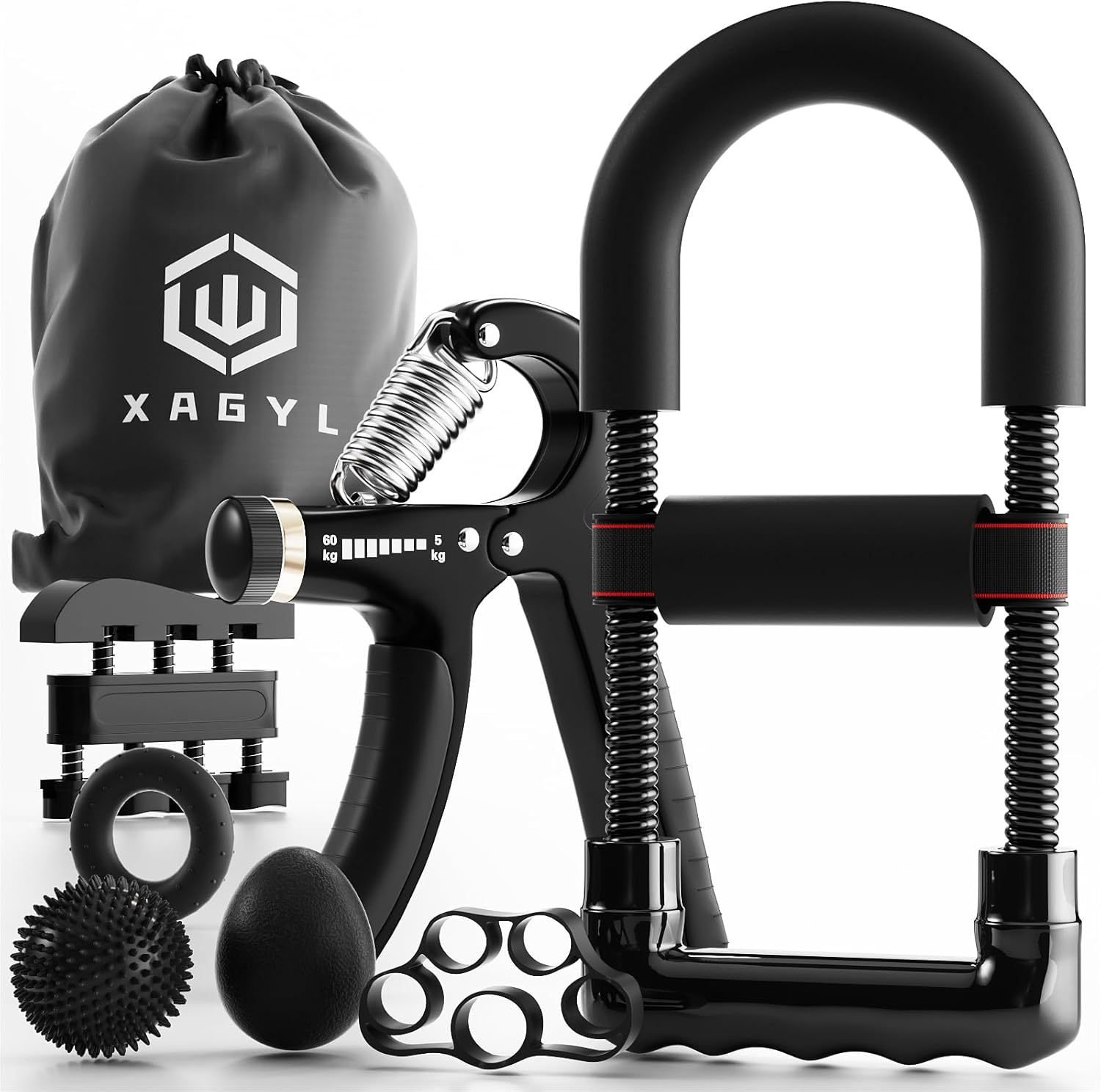 Amazon.com: Hand Grip Strengthener Kit with Wrist Strengthener ...