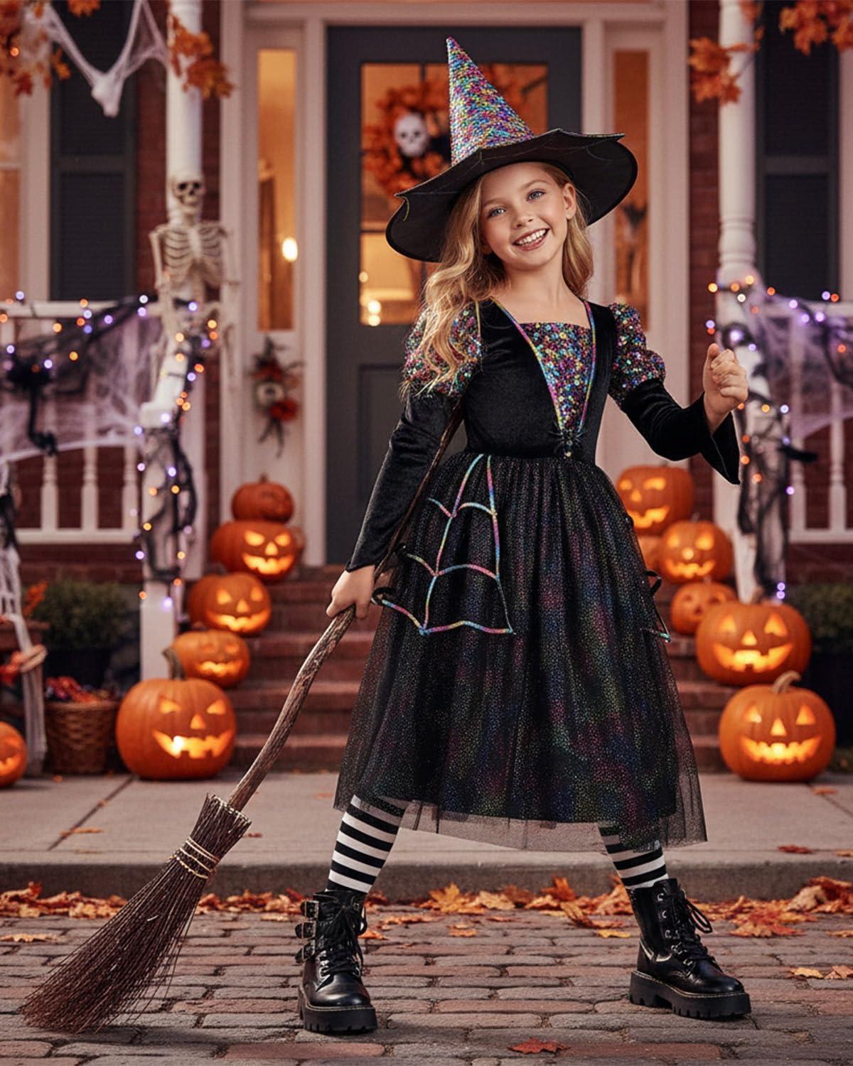 Snapklik.com : PinkSheep Witch Costume For Girls