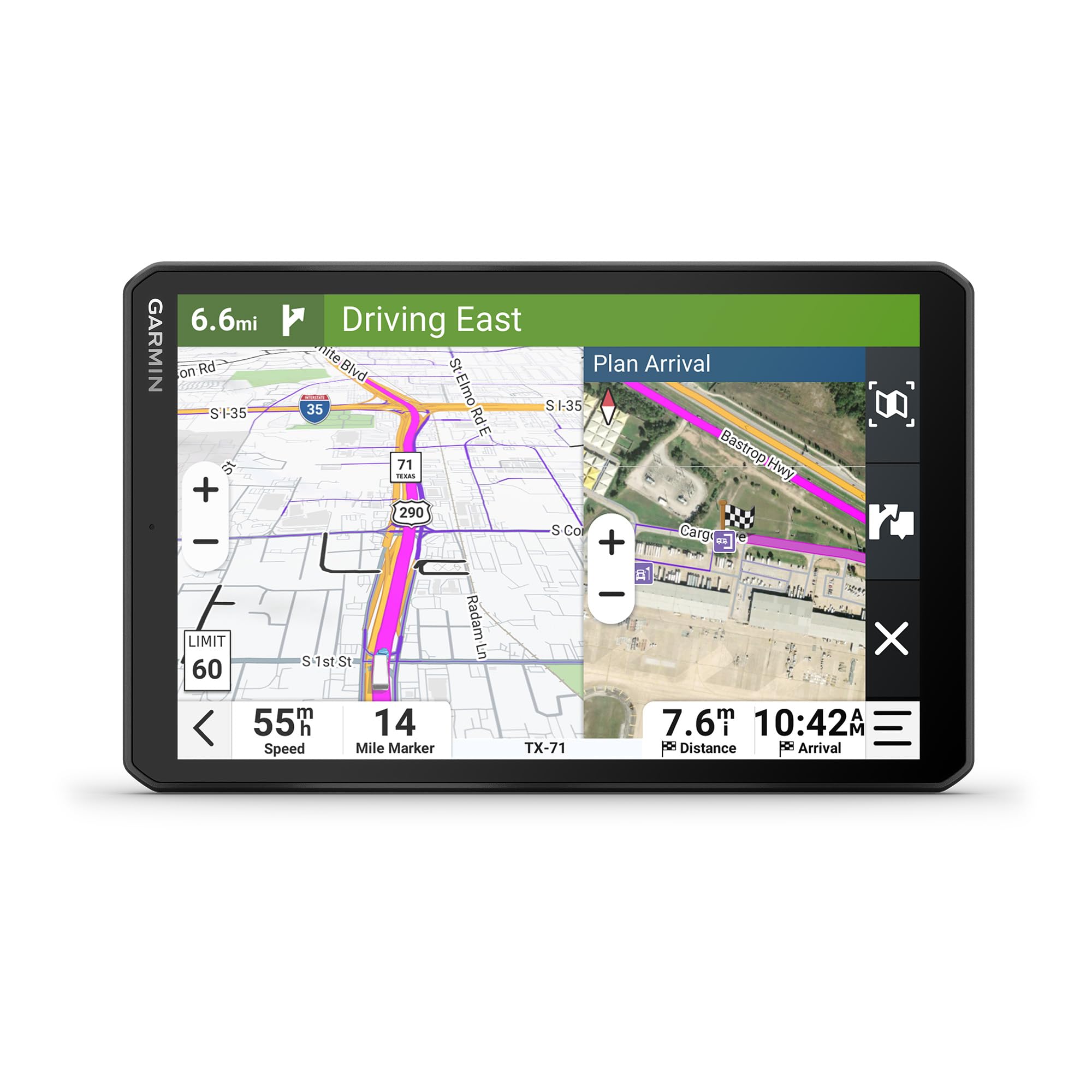 Snapklik.com : Dēzl OTR820, Large High-Res 8” GPS Truck Navigator ...