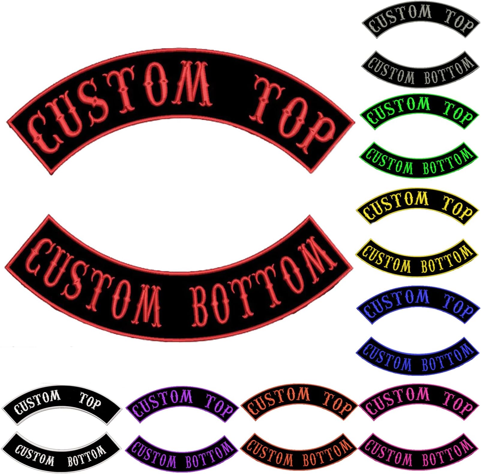 Amazon.com: Custom Embroidered Motorcycle Patches,Personalized ...