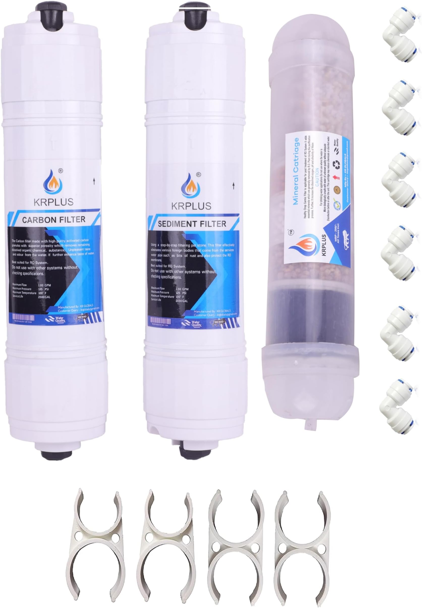 KRPLUS® Pre Carbon Filter, Sediment Filter, Mineral Cartridge, RO ...