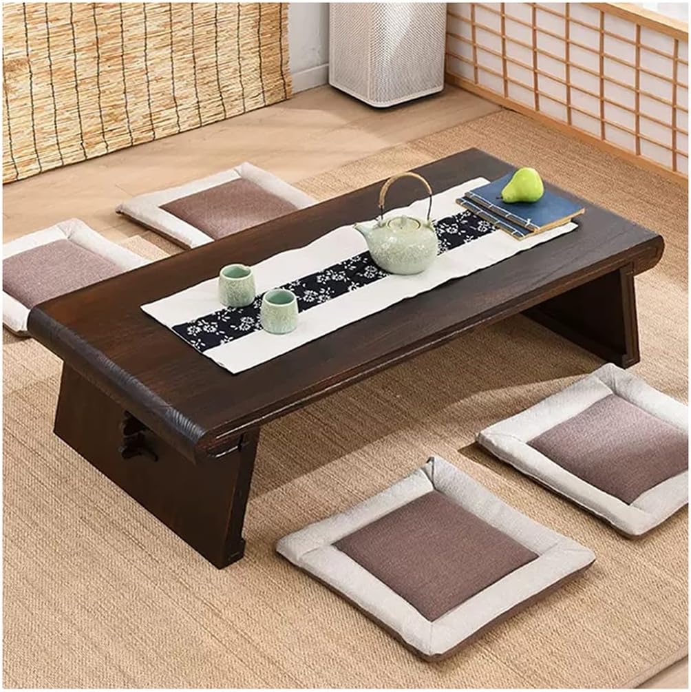 Amazon.com: Japanese Meditation & Tea Table Rectangular Coffee Table ...